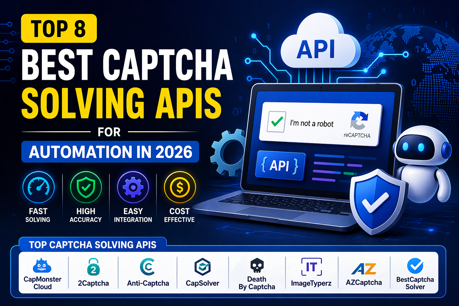Top 8 Best CAPTCHA Solving APIs for Automation in 2026 - eCloudBuzz